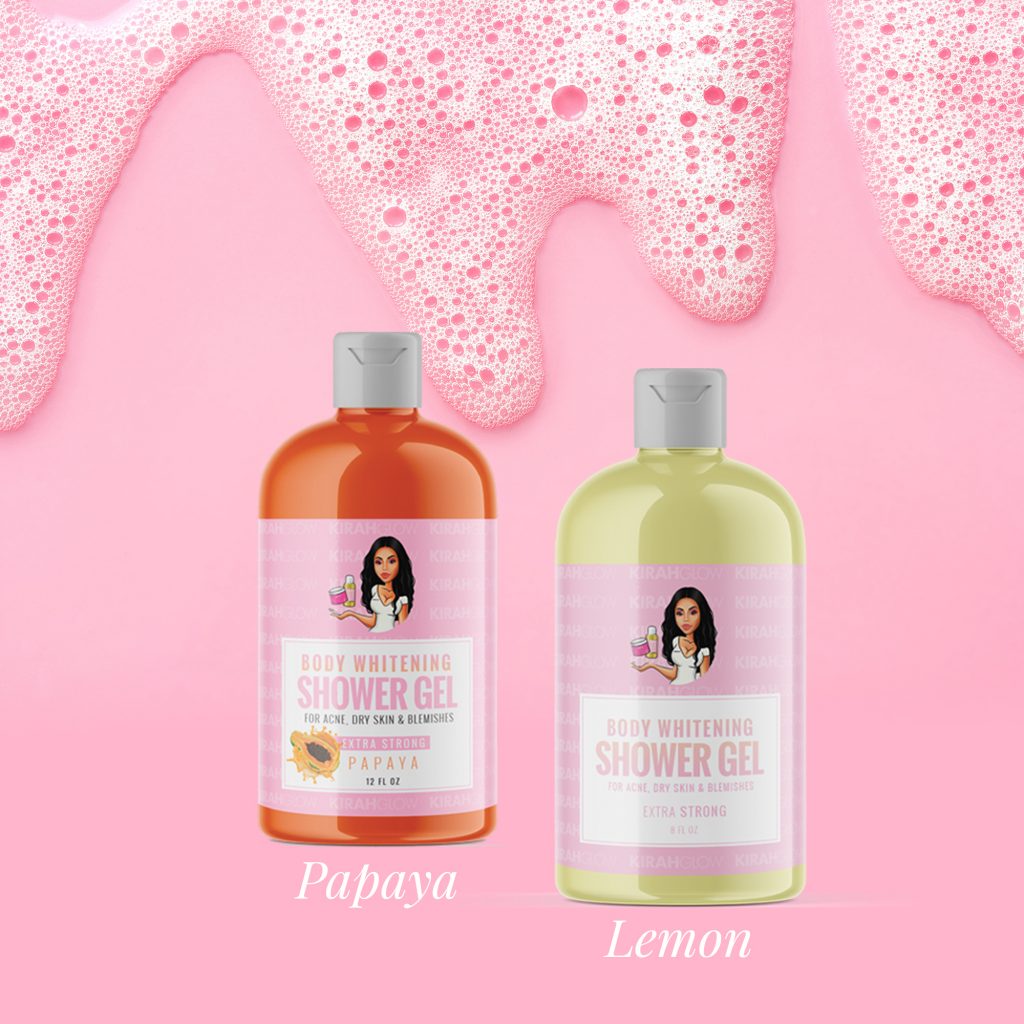 Body Whitening Shower Gel Papaya – Kirah Glow LLC
